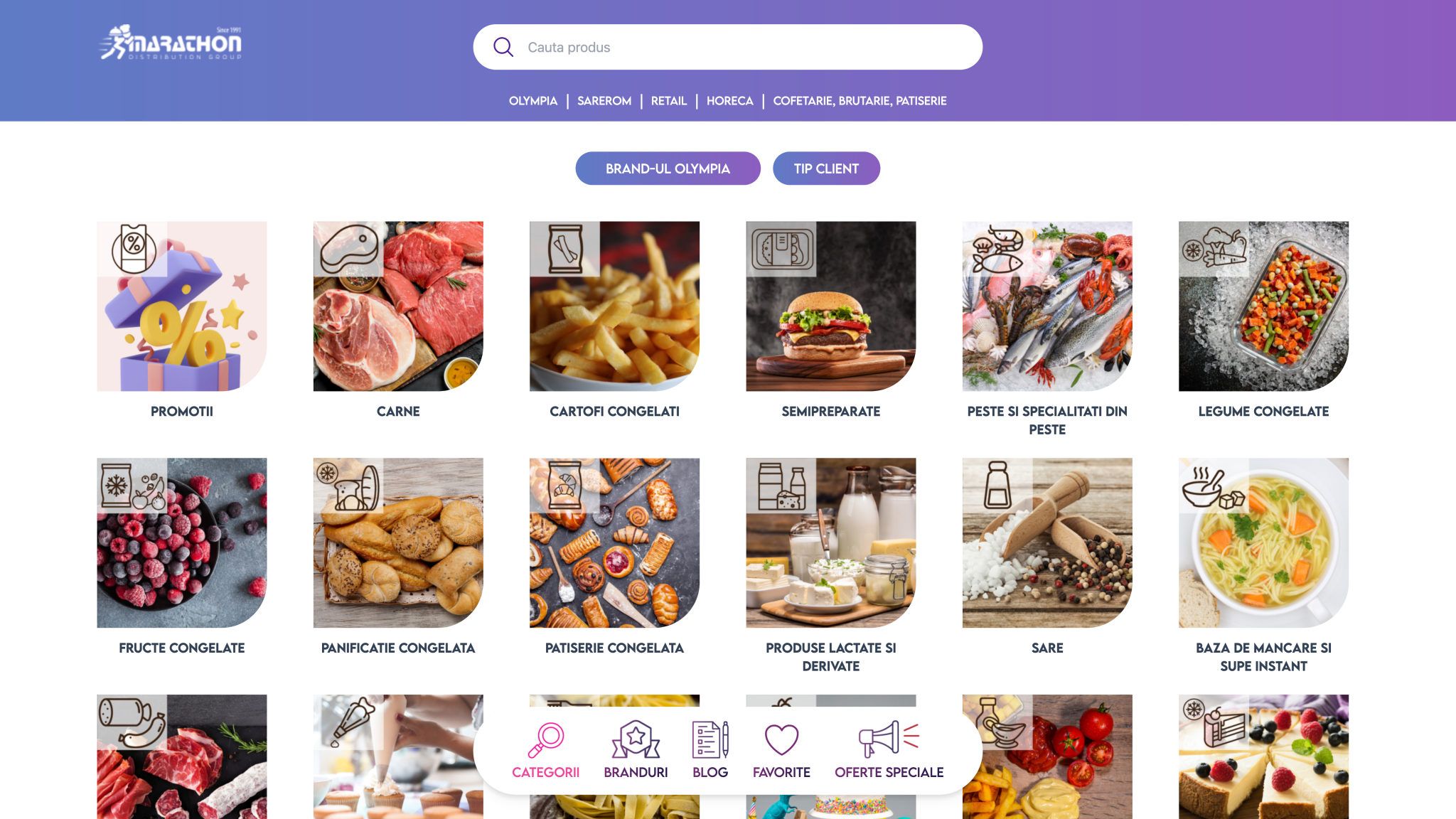 Distribuitor produse alimentare - Marathon Distribution Group